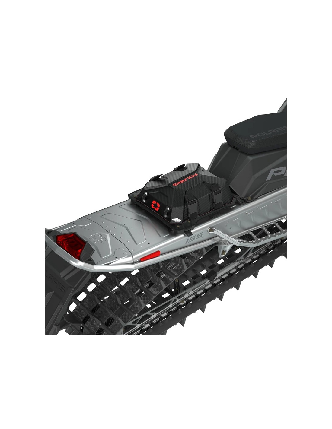 Polaris Lock & Ride® Flex Medium Burandt Bag - Carbon/Röd